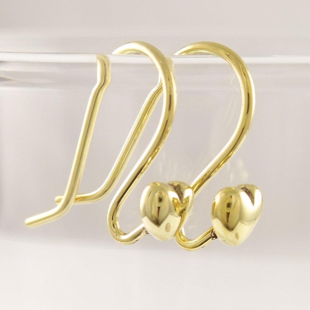 Genuine Pandora Yellow Gold Plated Compose Dangle Ear… - Gem